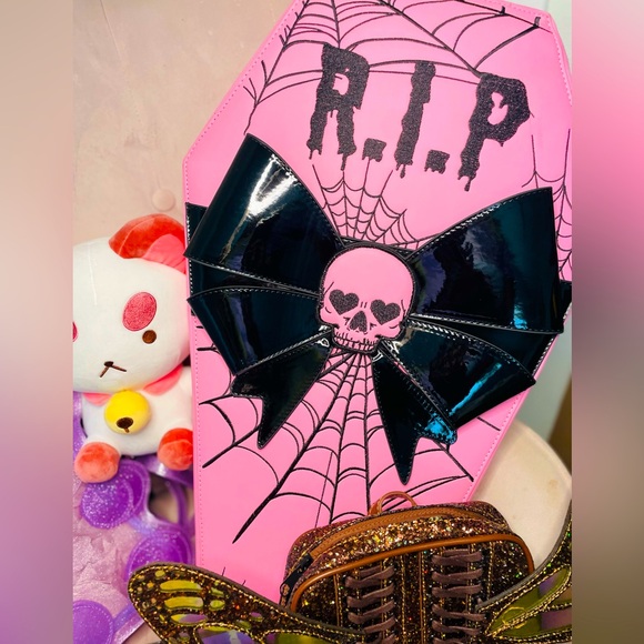 Dolls Kill | Bags | Rip Pink Coffin Bag | Poshmark